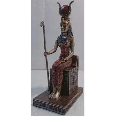 Goddess Isis Sitting Statue 19cm • Mystical Dragon