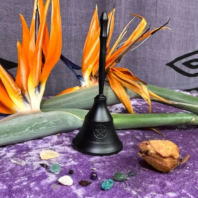 Altar Bell Black 5cm x 12cm • Mystical Dragon